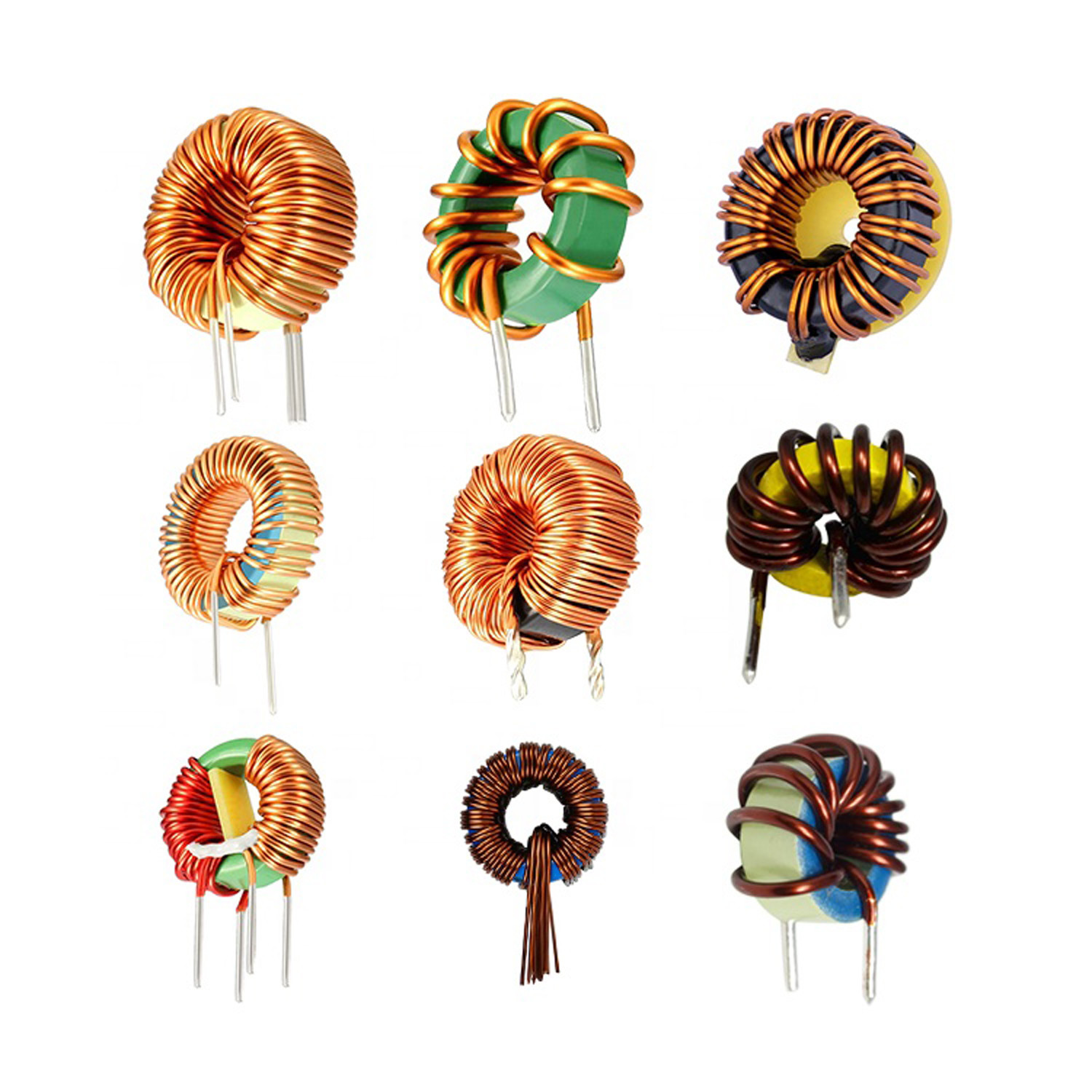 에나멜 와이어가 있는 EMI 필터 토로이달 초크 코일 리드 인덕터